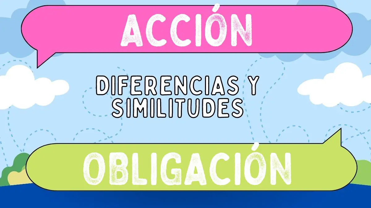 Diferencias entre acción y obligación