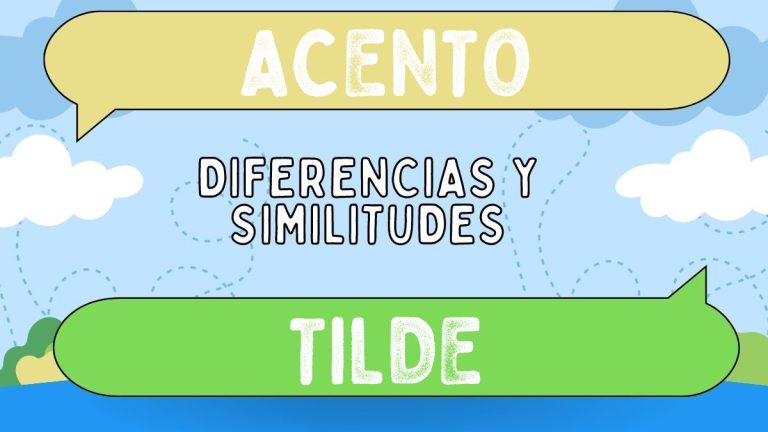 Diferencias entre acento y tilde