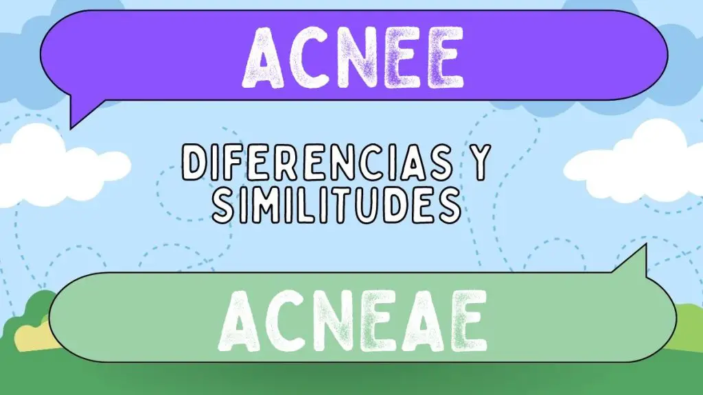 Diferencias entre acnee y acneae