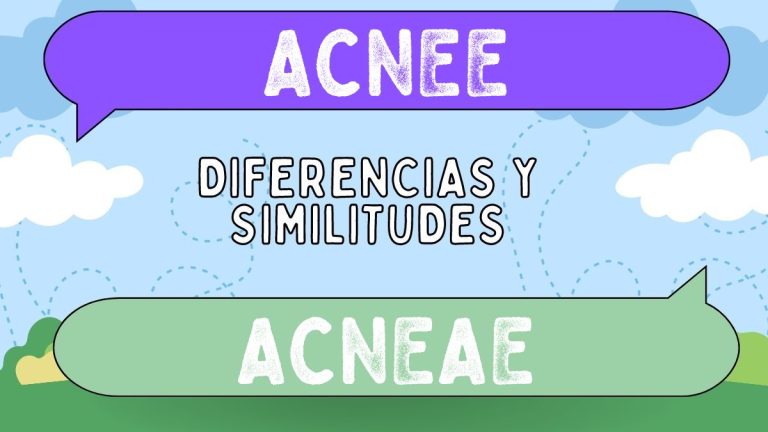 Diferencias entre acnee y acneae