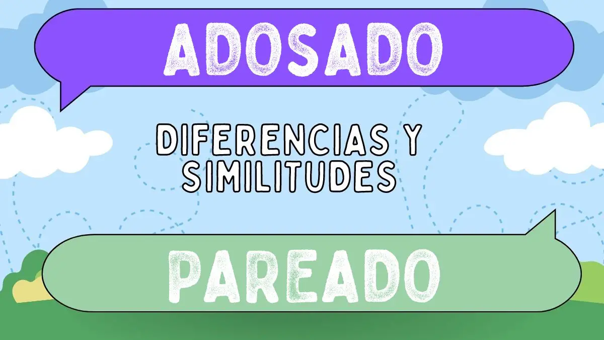 Diferencias entre adosado y pareado