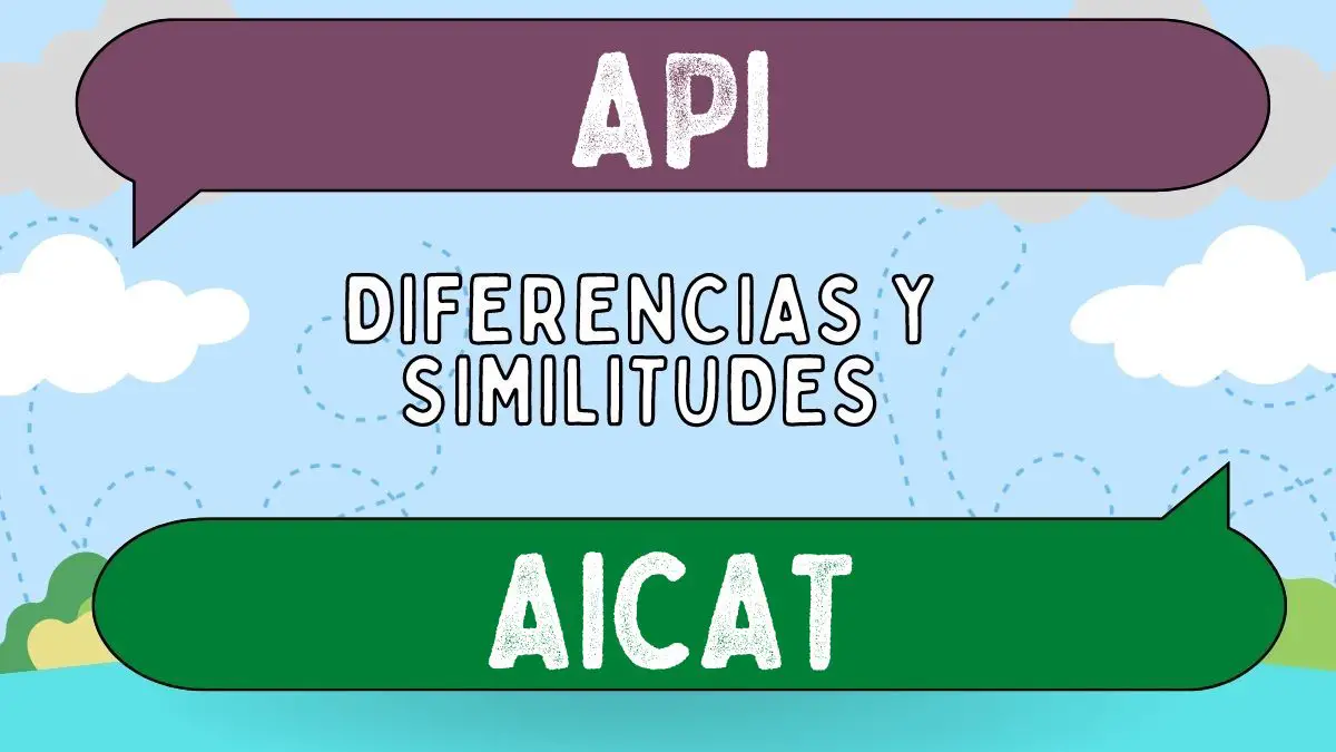 Diferencias entre api y aicat