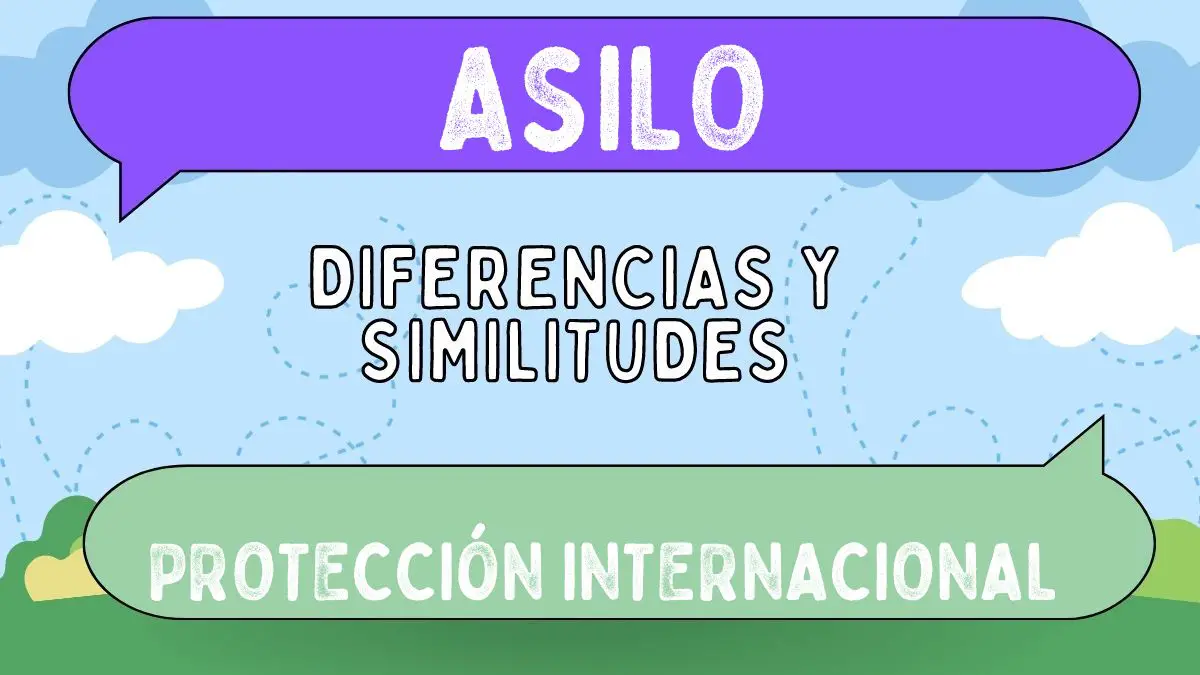 Diferencias entre asilo y protección internacional