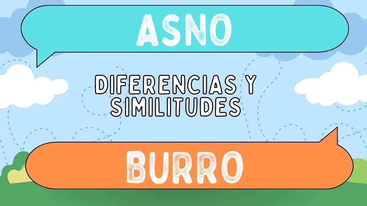Diferencias entre asno y burro