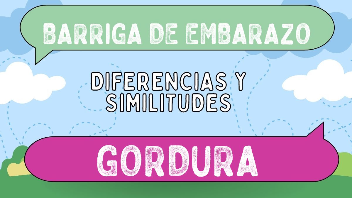 Diferencias entre barriga de embarazo y gordura