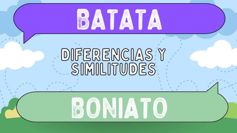 Diferencias entre batata y boniato