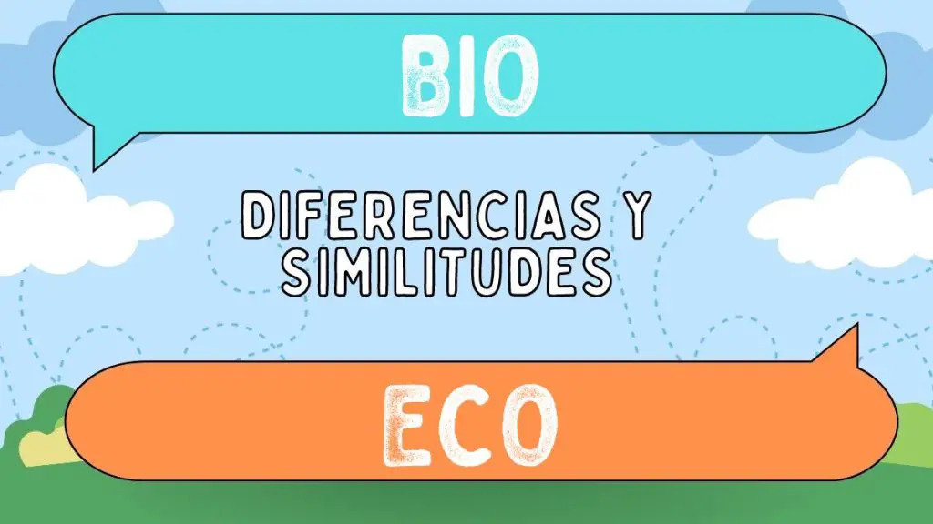 Diferencias entre bio y eco
