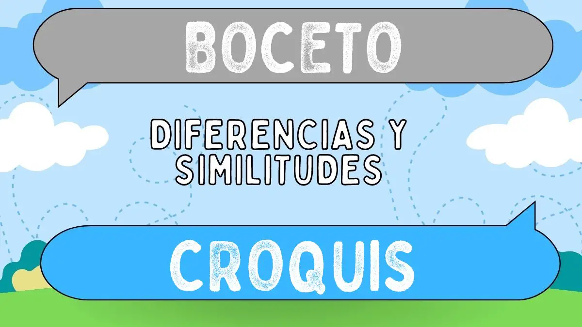 Diferencias entre boceto y croquis