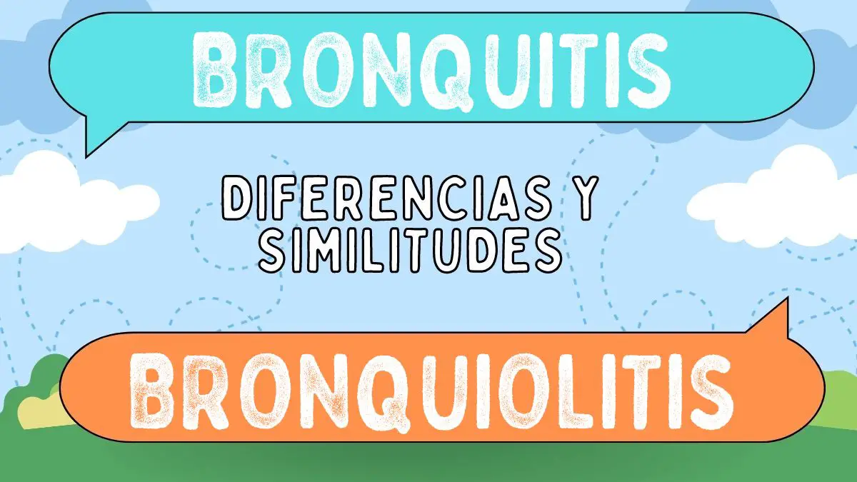 Diferencias entre bronquitis y bronquiolitis