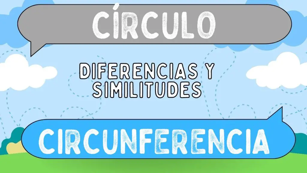 Diferencias entre círculo y circunferencia