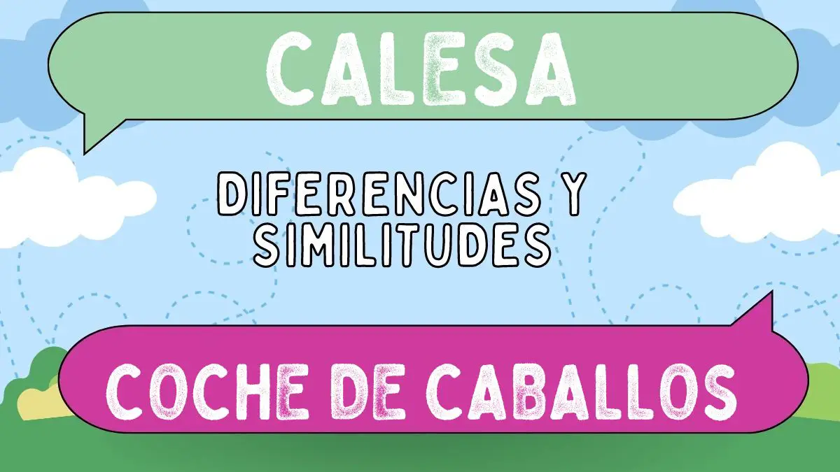 Diferencias entre calesa y coche de caballos