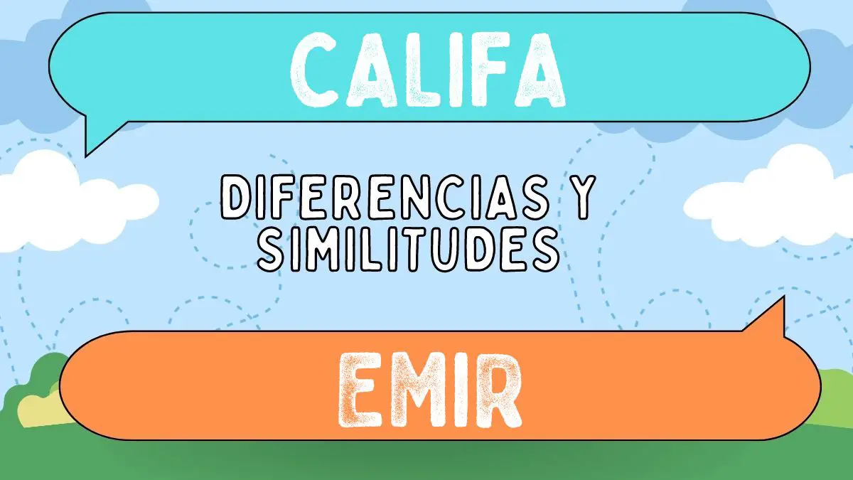 Diferencias entre califa y emir