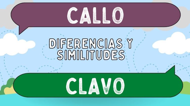 Diferencias entre callo y clavo