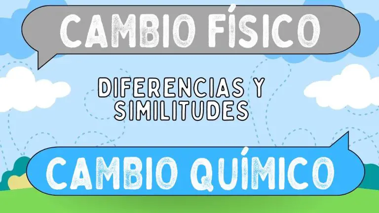 Diferencias entre cambio físico y cambio químico