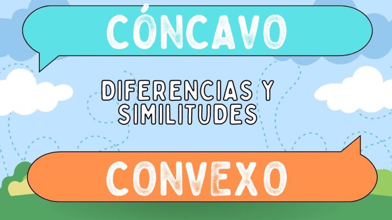 Diferencias entre cóncavo y convexo