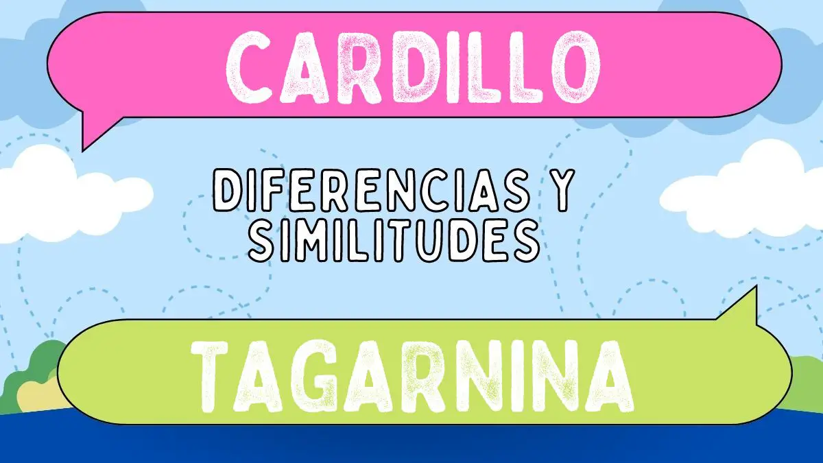 Diferencias entre cardillo y tagarnina