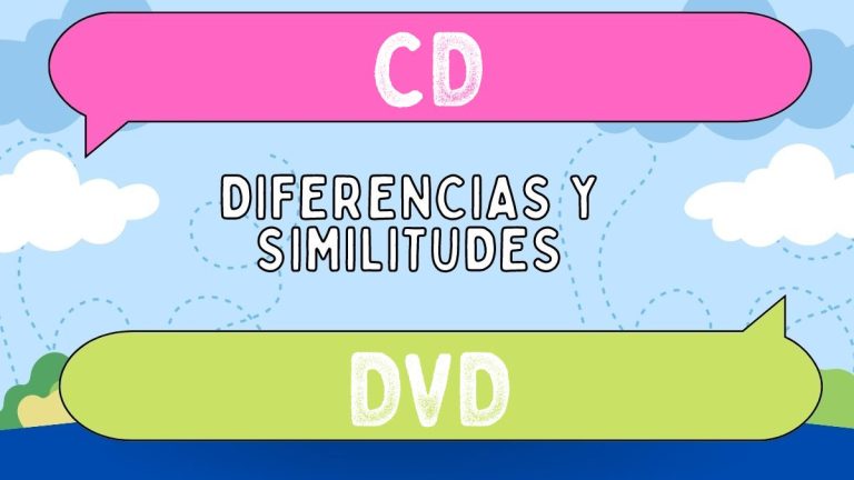 Diferencias entre cd y dvd