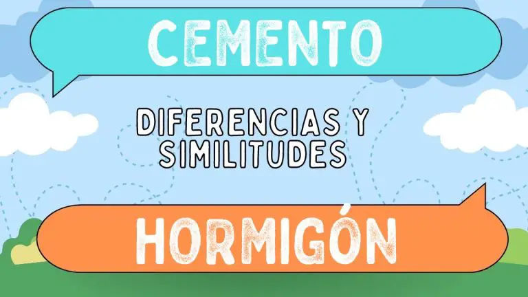 Diferencias entre cemento y hormigón