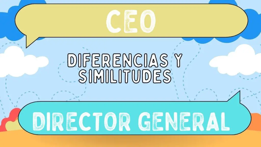 Diferencias entre ceo y director general