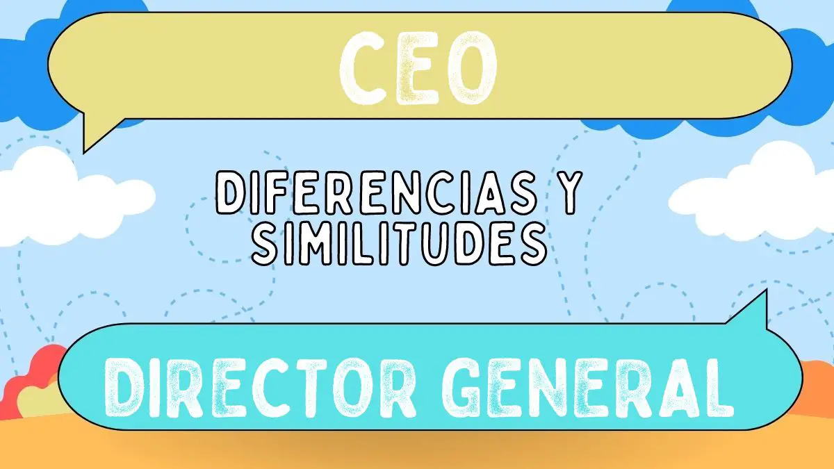 Diferencias entre ceo y director general