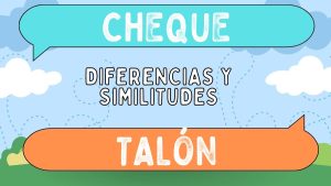 Diferencias entre cheque y talón