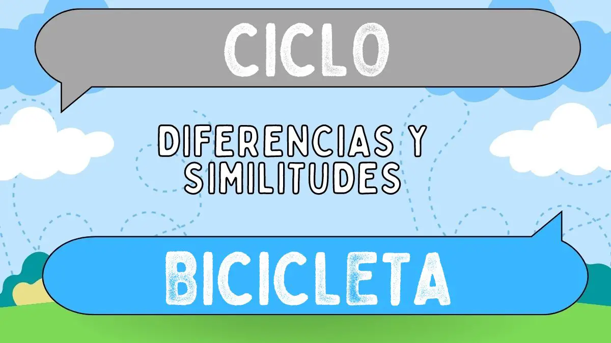 Diferencias entre ciclo y bicicleta