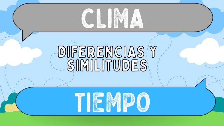 Diferencias entre clima y tiempo