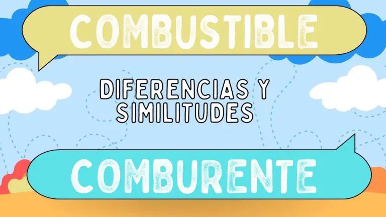 Diferencias entre combustible y comburente