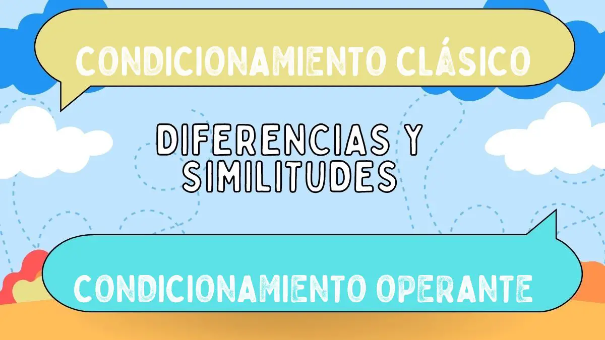 Diferencias entre condicionamiento clásico y condicionamiento operante