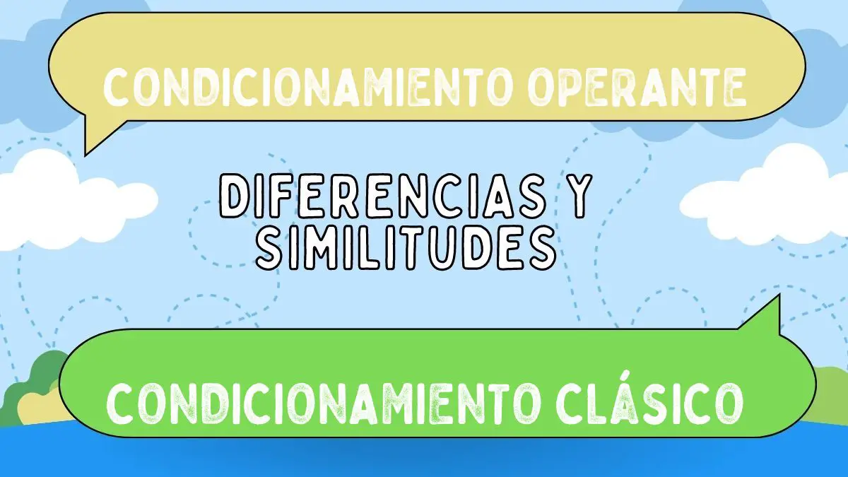 Diferencias entre condicionamiento operante y condicionamiento clásico