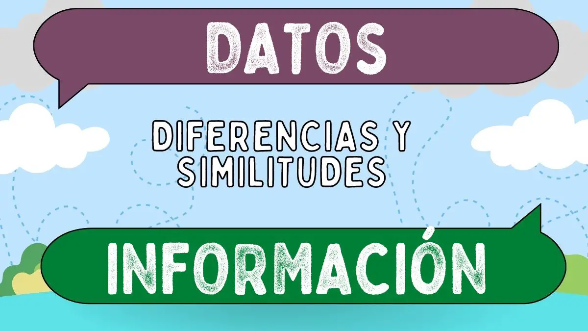 Diferencias entre datos y información