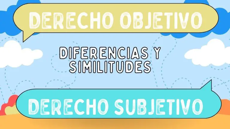 Diferencias entre derecho objetivo y derecho subjetivo