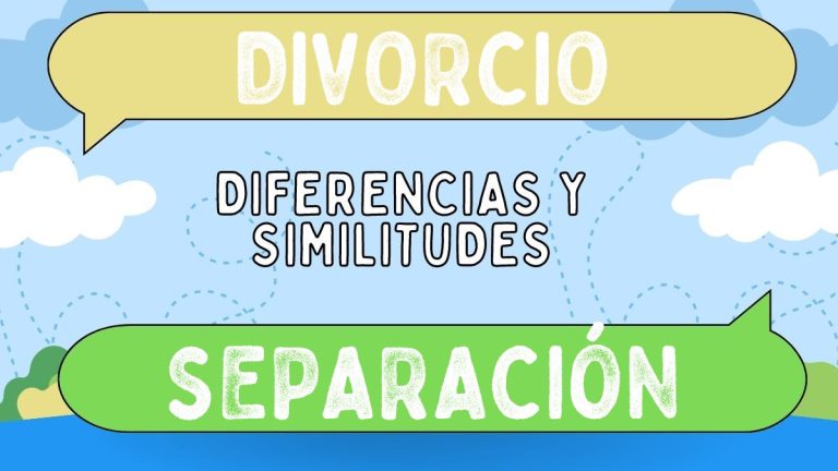 Diferencias entre divorcio y separación