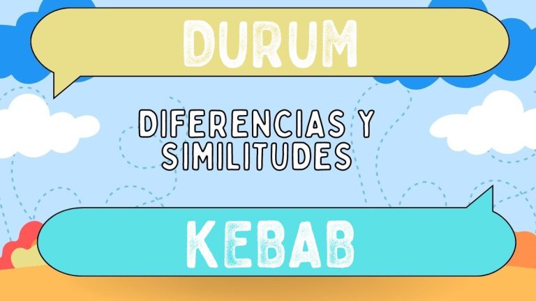 Diferencias entre durum y kebab