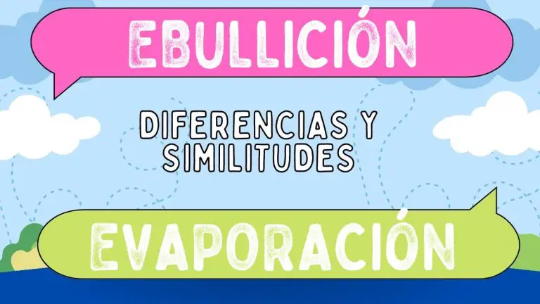 Diferencias entre ebullición y evaporación