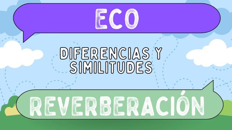 Diferencias entre eco y reverberación