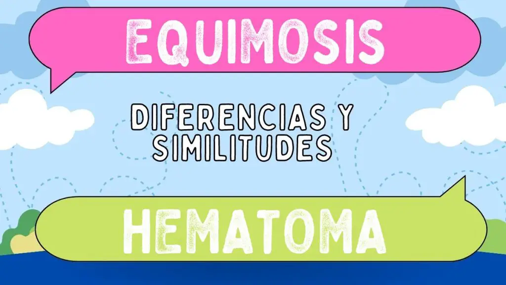 Diferencias entre equimosis y hematoma