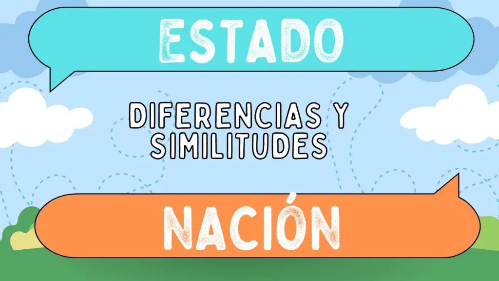 Diferencias entre estado y nación