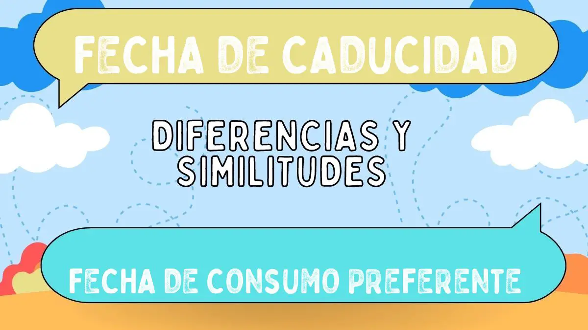 Diferencias entre fecha de caducidad y fecha de consumo preferente