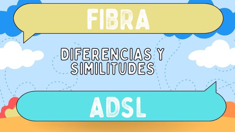 Diferencias entre fibra y adsl