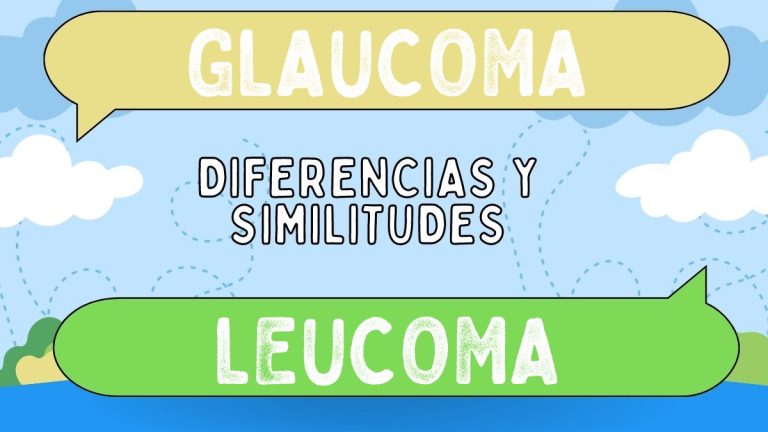 Diferencias entre glaucoma y leucoma