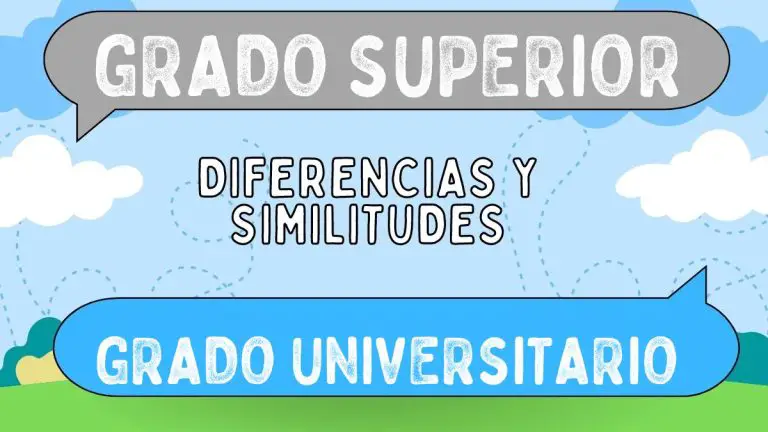 Diferencias entre grado superior y grado universitario