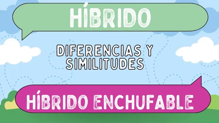 Diferencias entre híbrido y híbrido enchufable