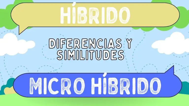Diferencias entre híbrido y micro híbrido