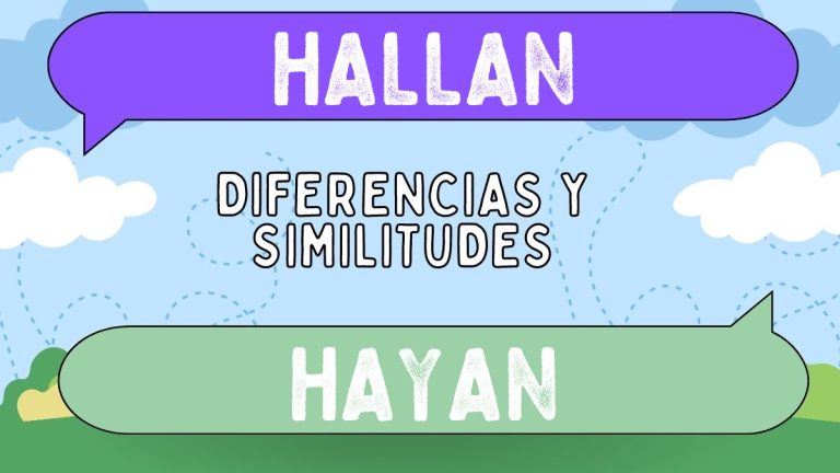 Diferencias entre hallan y hayan