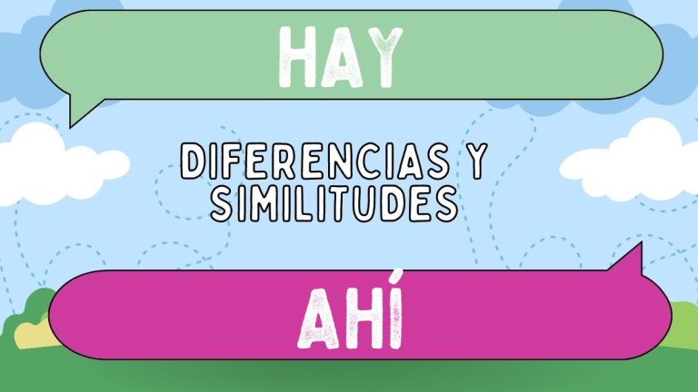 Diferencias entre hay y ahí