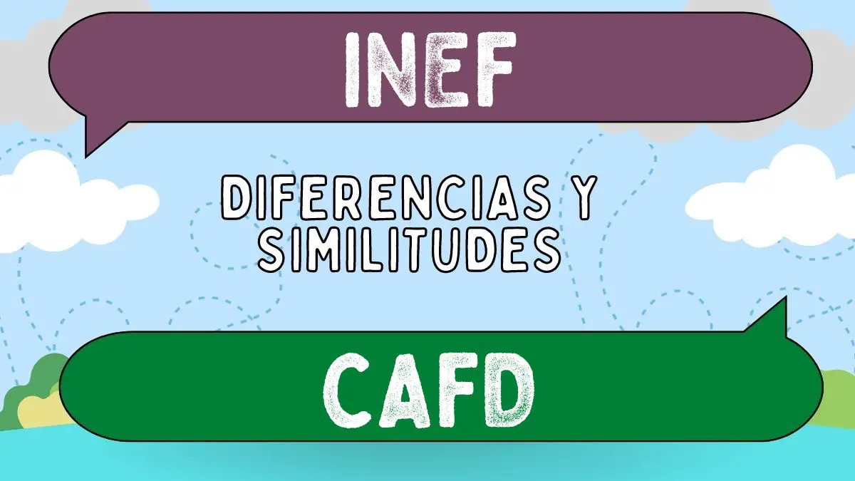 Diferencias entre inef y cafd