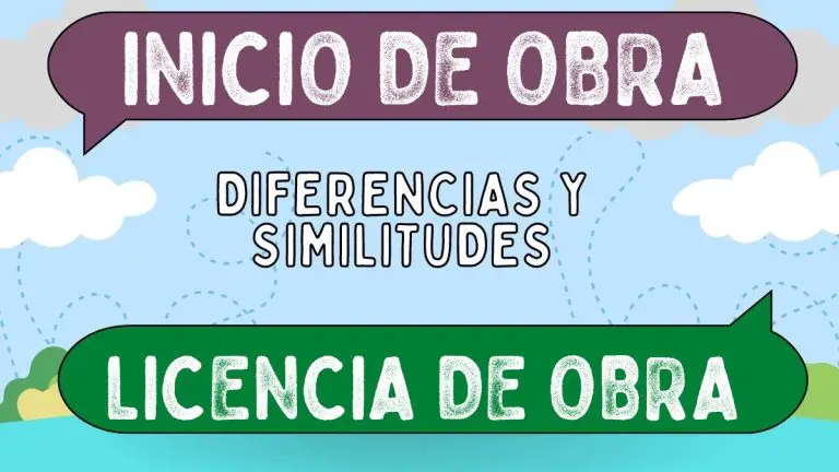 Diferencias entre inicio de obra y licencia de obra
