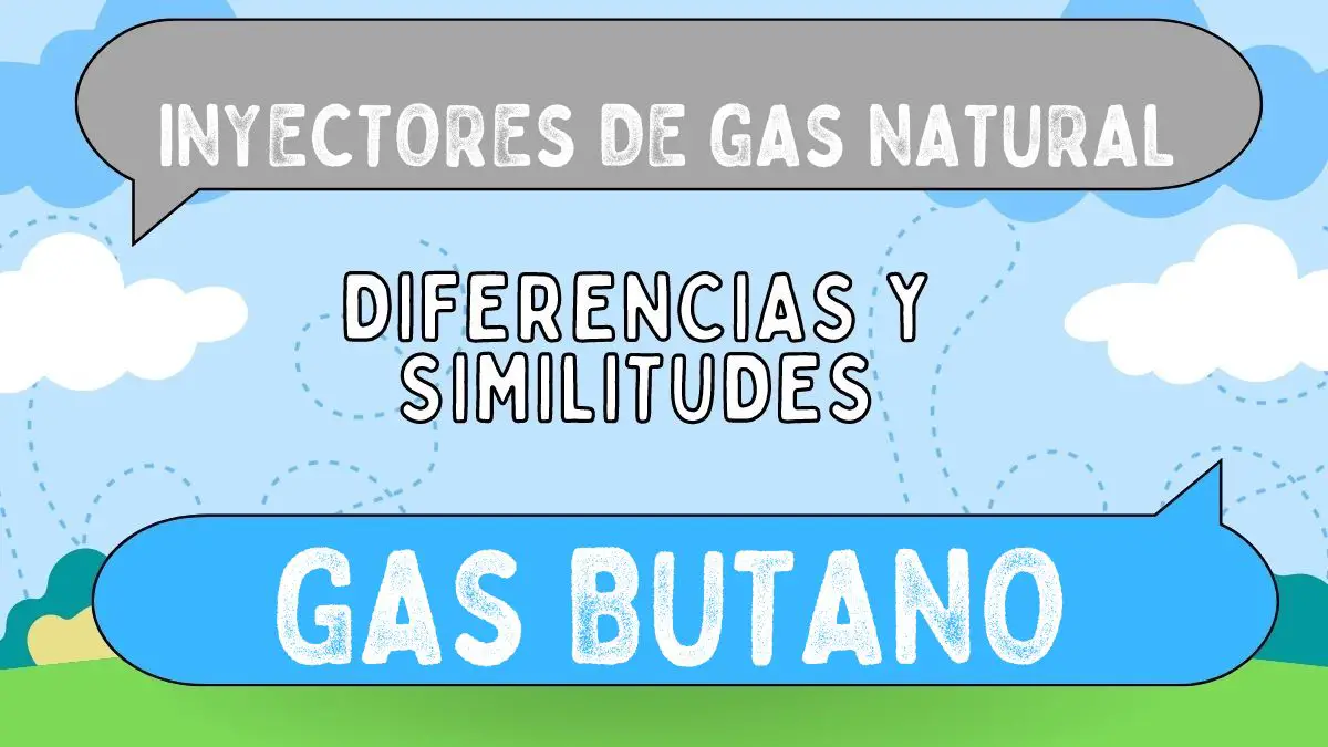 Diferencias entre inyectores de gas natural y gas butano