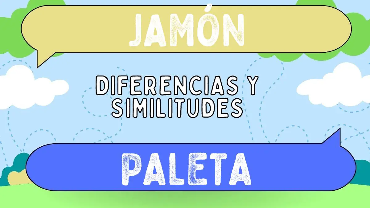 Diferencias entre jamón y paleta
